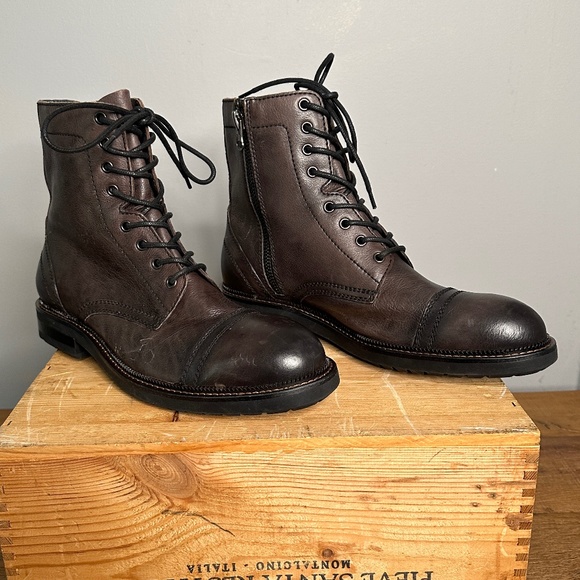 Vintage Foundry | Shoes | Vintage Foundry Co Mens Leather Boots New ...